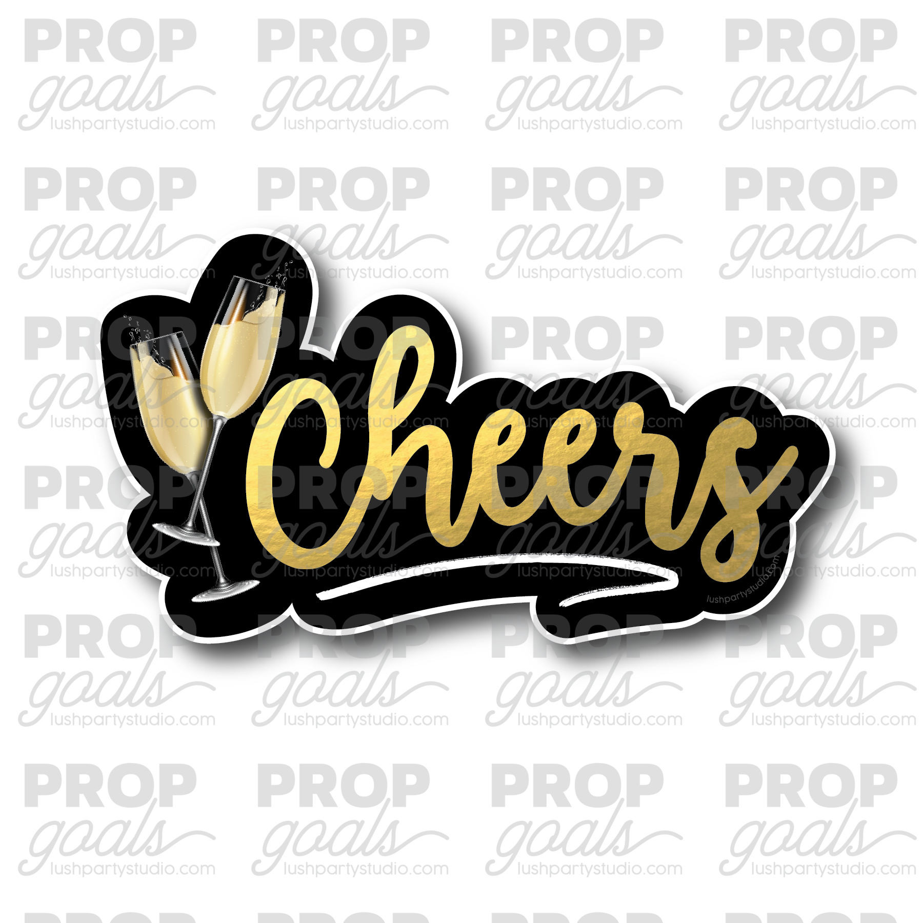 Cheers Photo Booth Prop Sign
