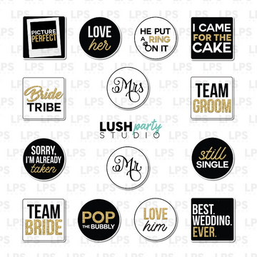 Wedding Photo Booth Props | Lush Party Studio – Lush Party Studio Props