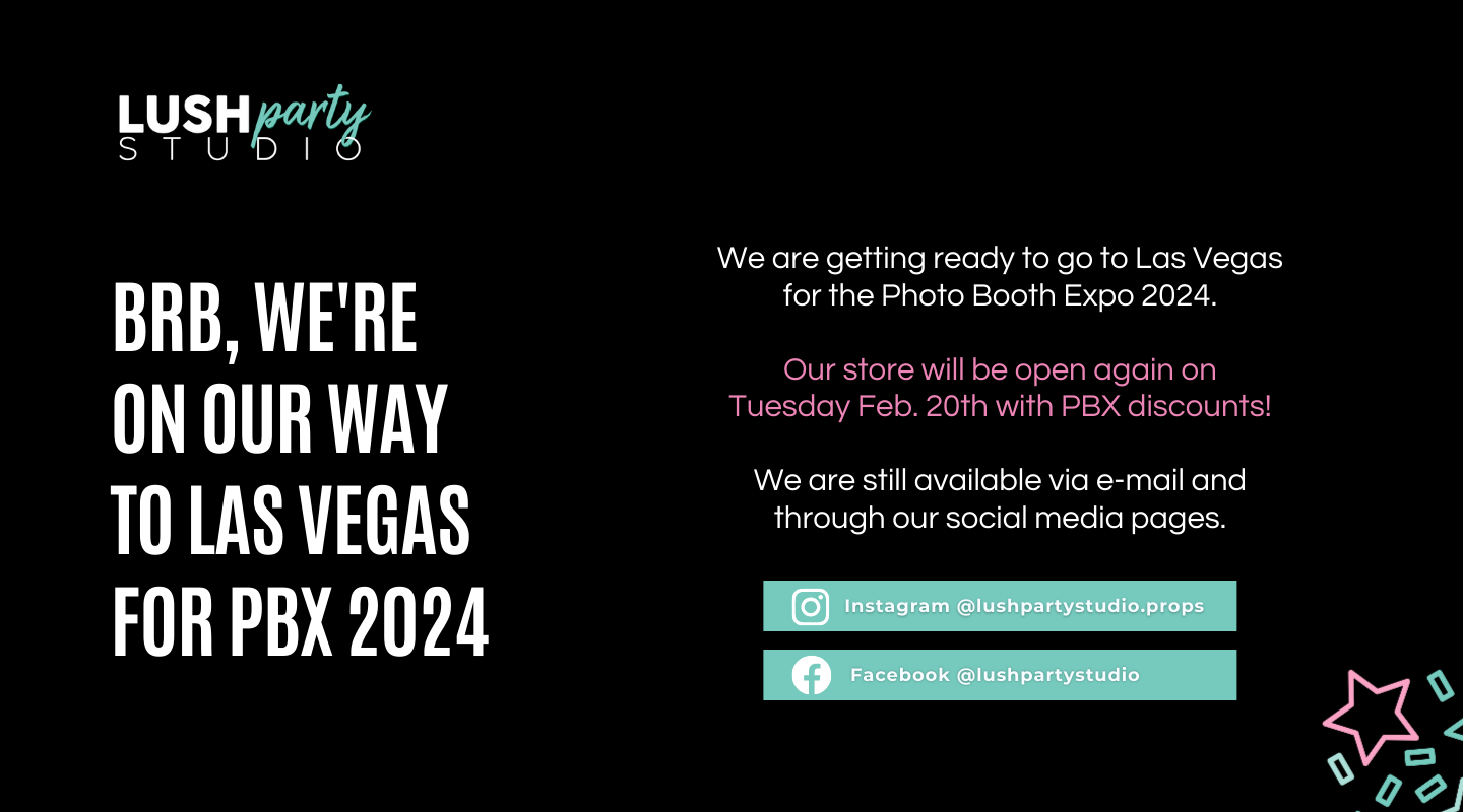 Lush Party Studio Props – Opening Soon